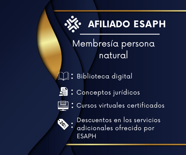 Membresía Persona Natural – Esaph